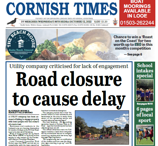 See what’s in this week’s Cornish Times | cornish-times.co.uk